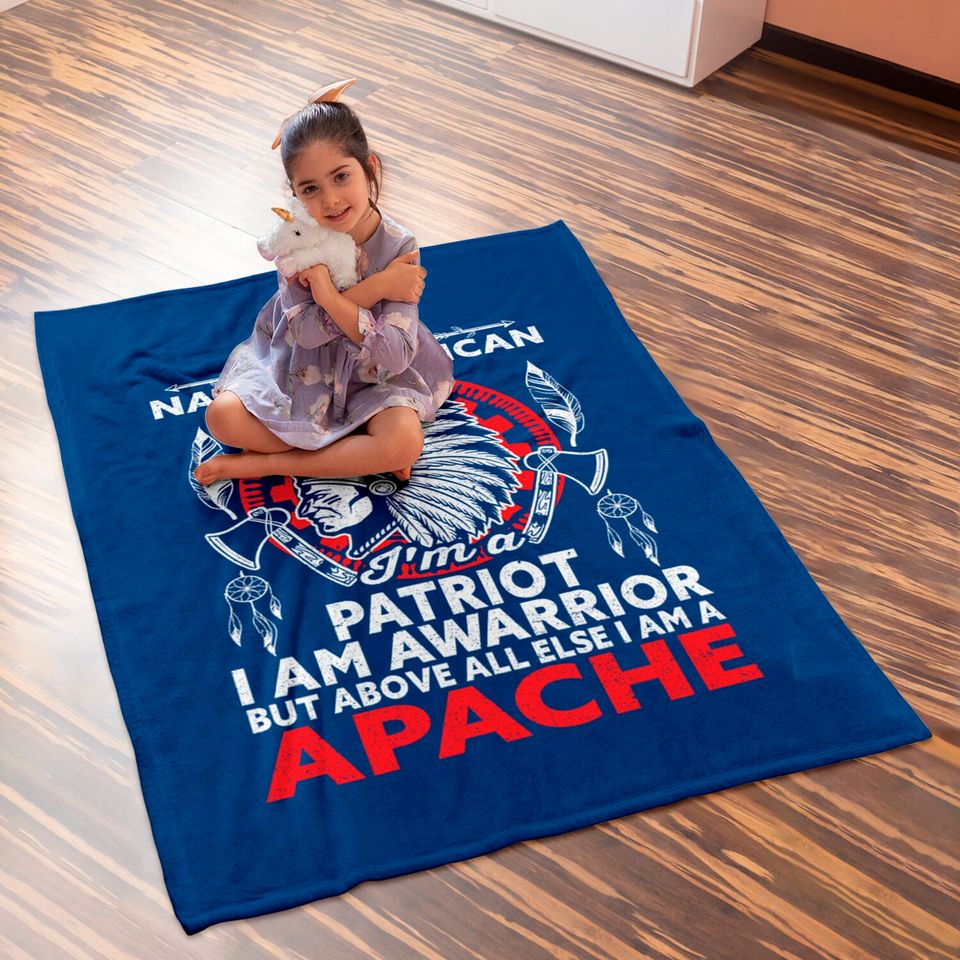 Apache Tribe Native American Indian America Tribes Baby Blankets by Ben ...