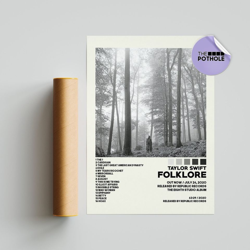 Taylor Posters / Folklore Poster | ID 22655404 by Erik Krueckel | Printblur