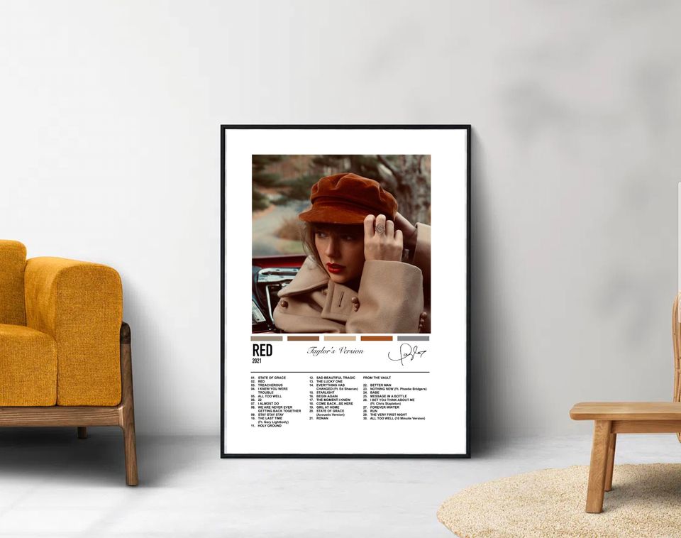 Taylor Red Album Poster, Taylors Version Poster | ID 23351231 by Jay ...