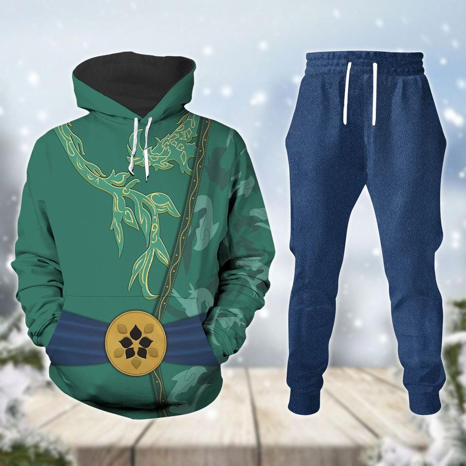 Chief Benja Costume 3D Hoodie Jogger, Dad Raya Last Dragon Cosplay ...