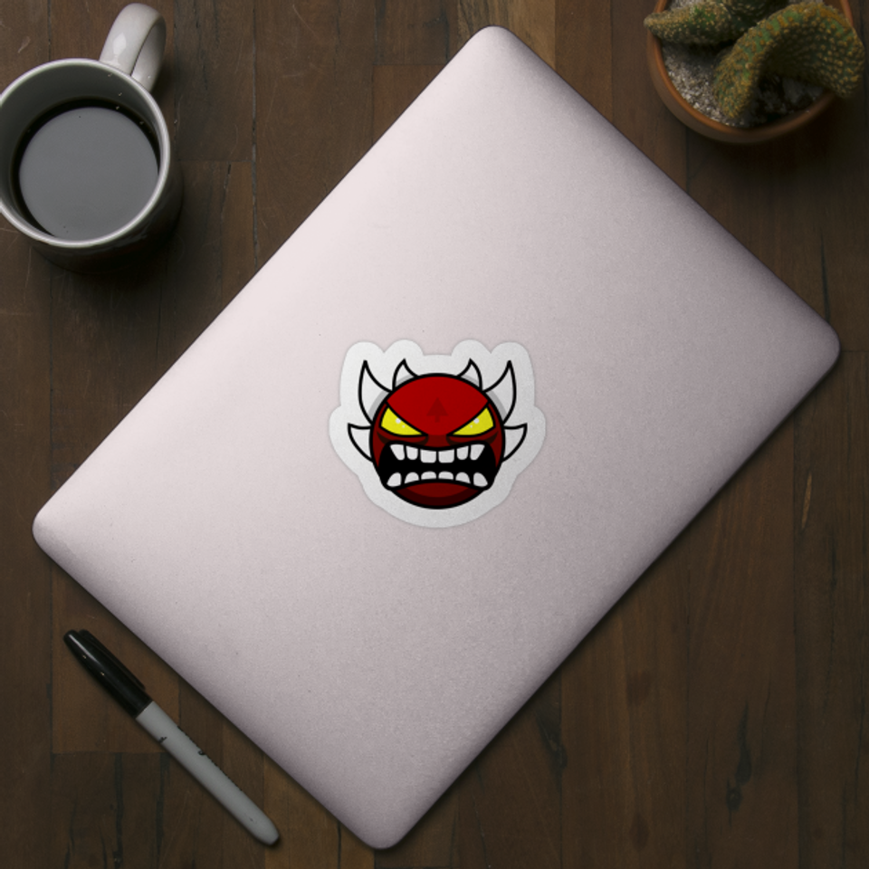 Geometry Dash - Extreme Demon - Geometry Dash - Sticker | ID 369462 by ...