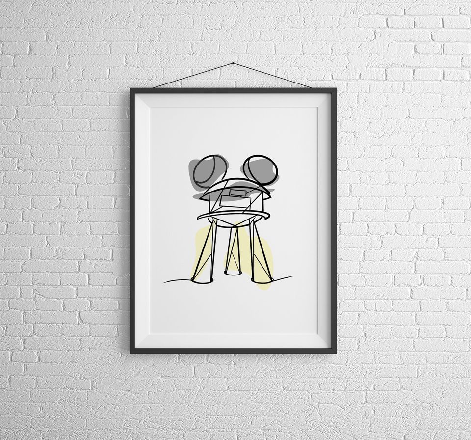 Walt Disney Studios, Line Art Print, Disney Print, Disney Poster ...