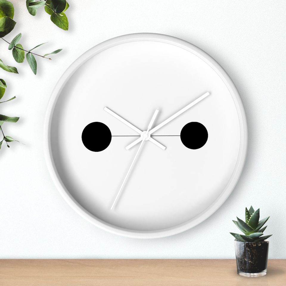 Big hero 6 baymax cute eyes disney Wall Clock/cartoon lover gifts | ID ...