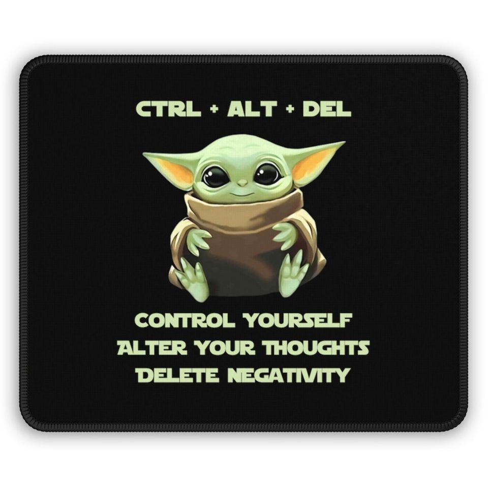 Grogu Mousepad, Baby Yoda, Star Wars, Disney, Desk Accessories | ID ...