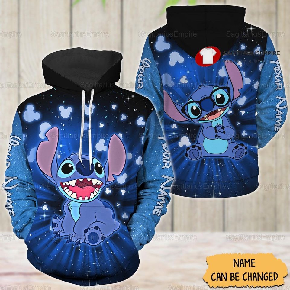 Stitch Sweatshirt, Stitch Hoodie, Lilo And Disney Stitch Shirt, Cartoon ...