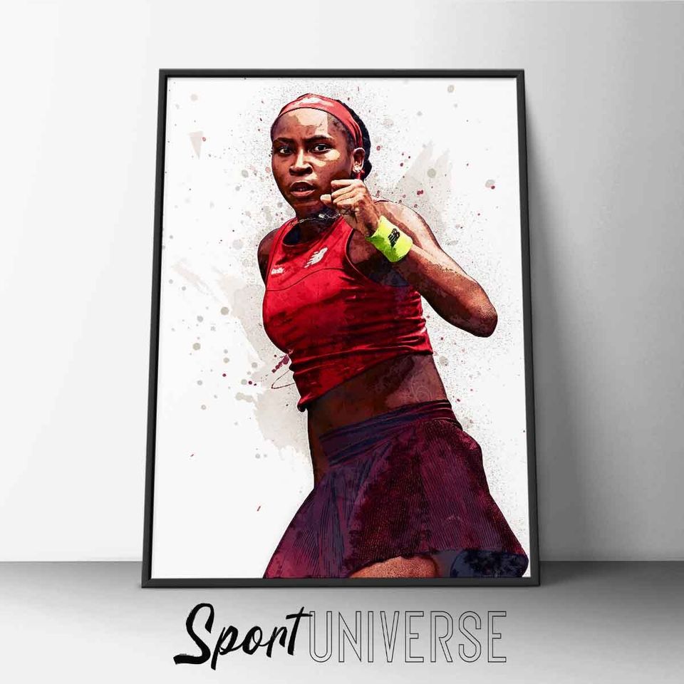 Coco Gauff print, poster Coco Gauff | ID 12733991 by Bhawna Agarwal ...