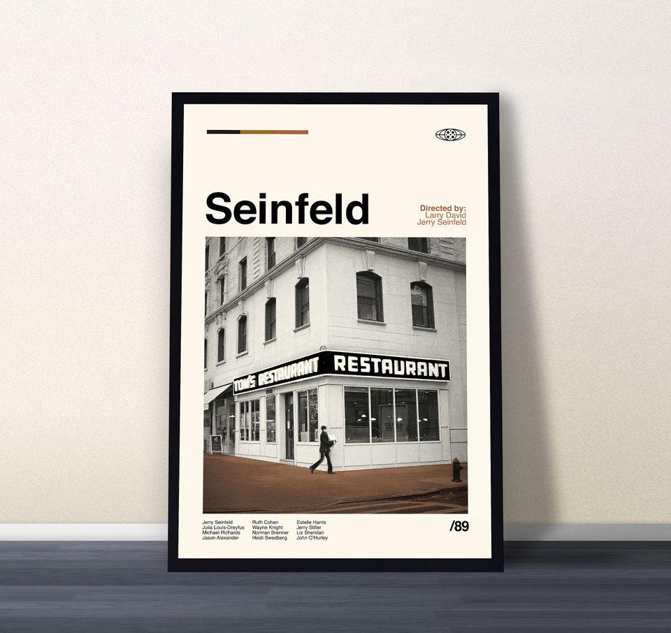 Seinfeld Poster, Seinfeld Movie, Seinfeld Movie Poster, Minimalist ...