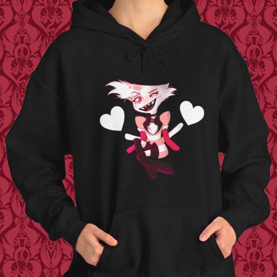 Angel Dust Hazbin Hotel Hoodie, Hazbin Hotel Movie Fan Gift | ID ...