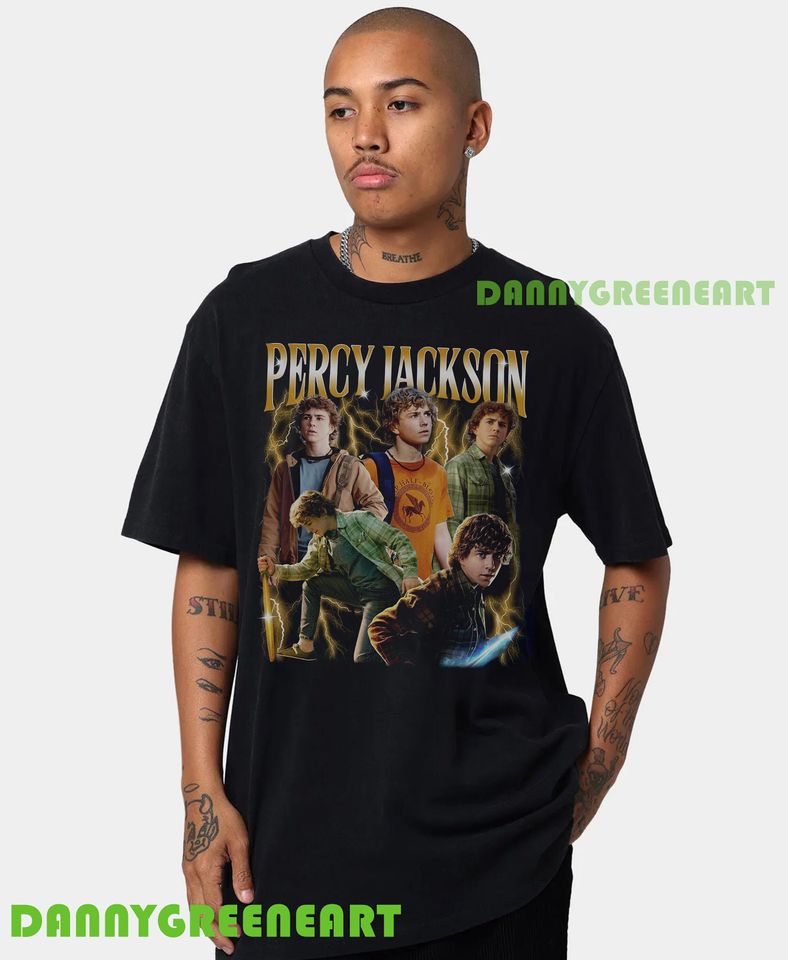 Percy Jackson Shirt, Percy Jackson and the Olympians Main Cast Shirt ...
