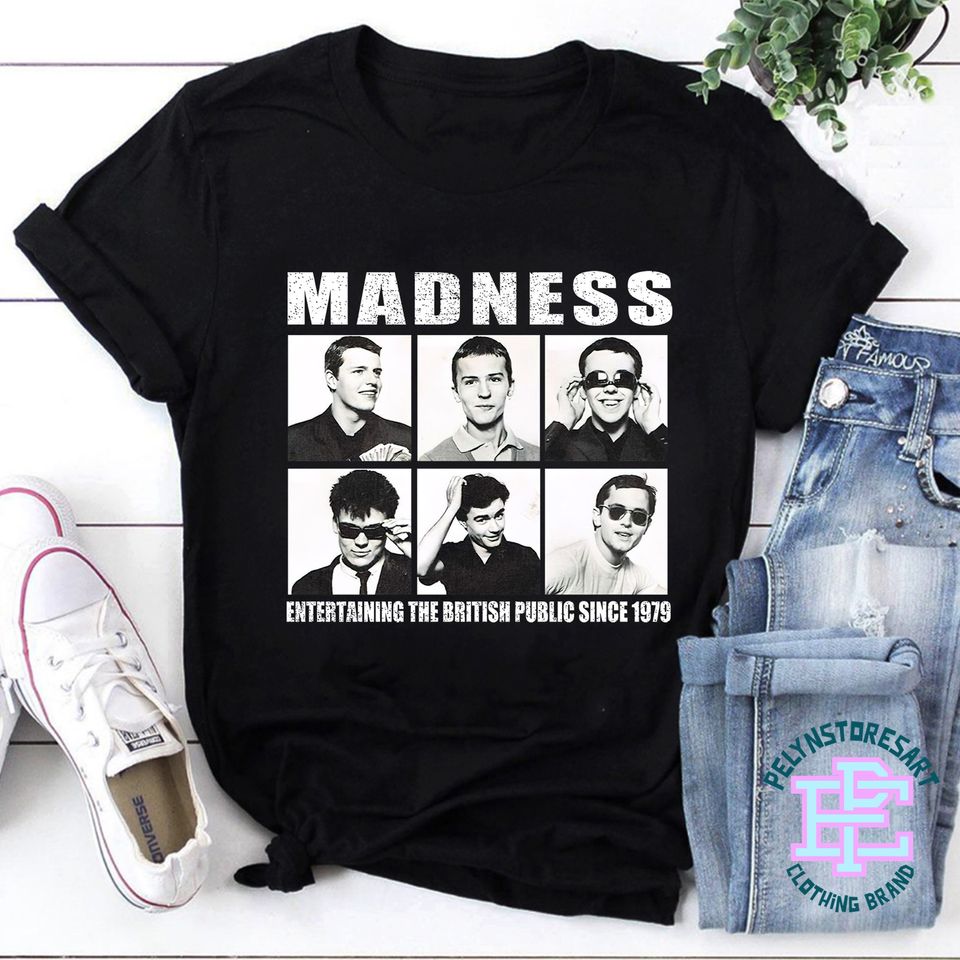 Madness T-Shirt, Madness Retro Band Vintage Shirt, Madness T-Shirt | ID ...