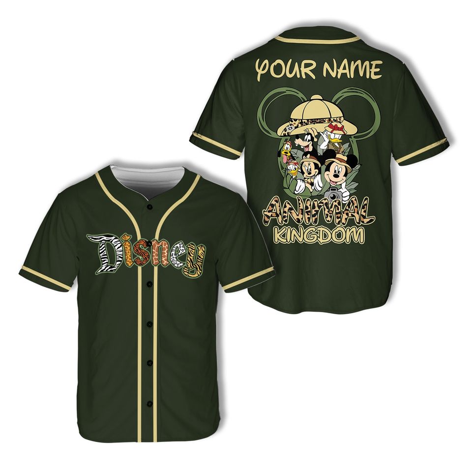 Custom Disneyland Baseball Jersey Disney Vacation Matching | ID ...
