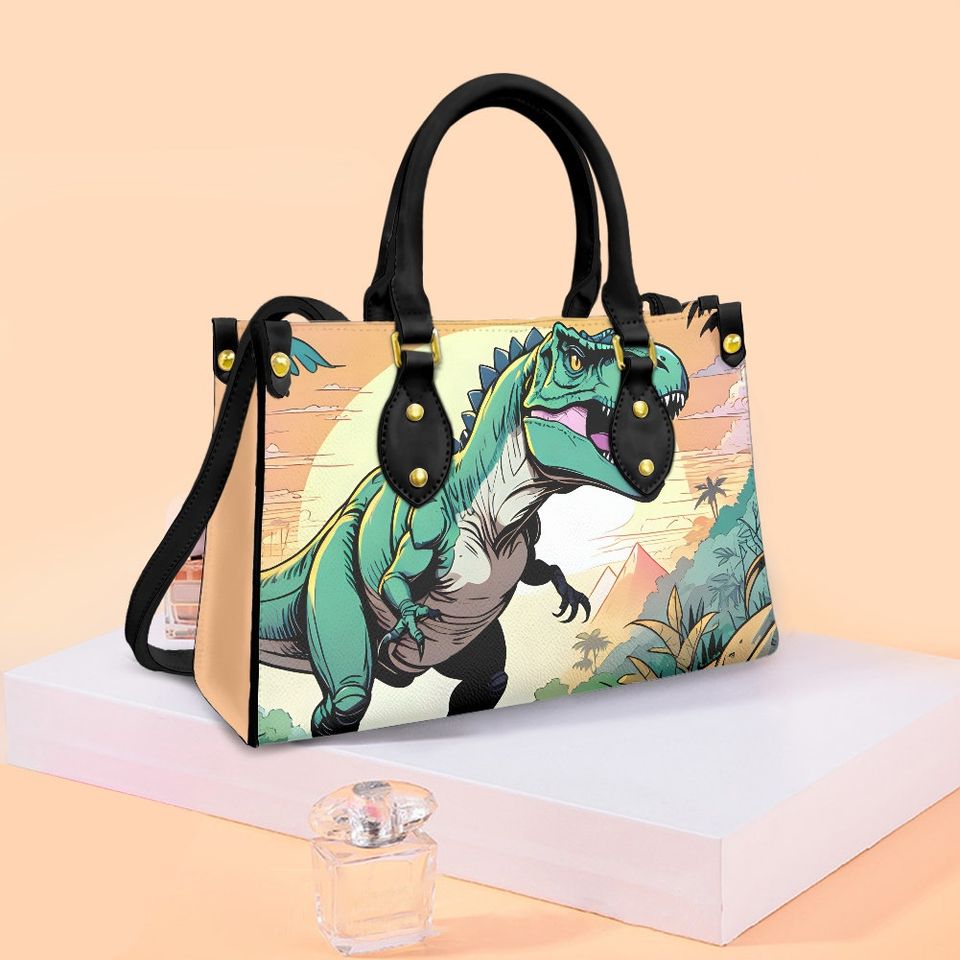 T rex dinosaur Leather Bags, Animal lover Gift | ID 12808416 by ...