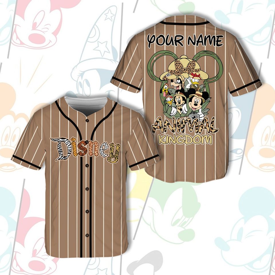 Custom Disneyland Baseball Jersey Disney Vacation Matching Shirt | ID ...