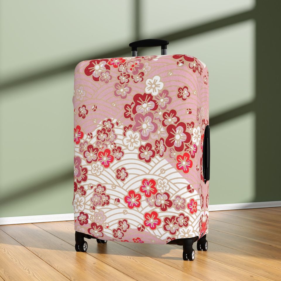 Cherry Blossom Luggage Cover, Colorful Travel Gifts | ID 12815939 by ...