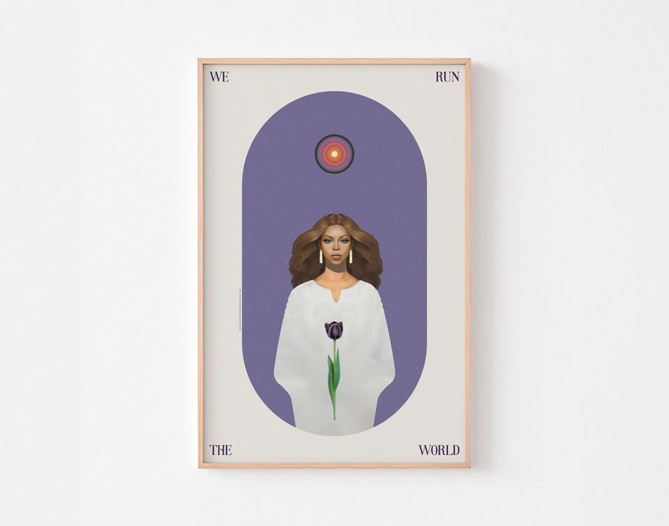 BEYONCE KNOWLES Poster, BEYONCE Poster - Wall Art - Pop Music Poster ...