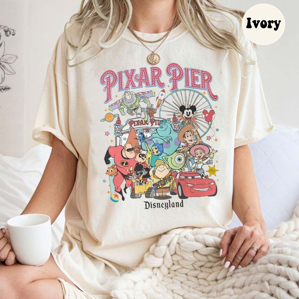 Vintage Meet me at Pixar Pier Disneyland Shirt, Disneyland Pixar Fest ...