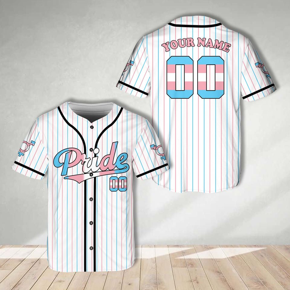 Custom LGBTQ Pride Month Baseball Jersey Personalized LGBTQ Lesbian Gay ...