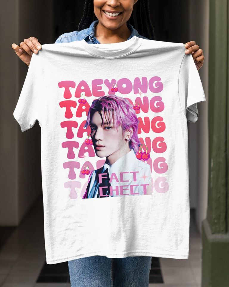 NCT Taeyong Graphic Tee, Taeyong Fact Check Album Shirt, NCT Taeyong ...
