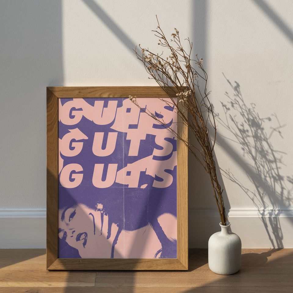Olivia Rodrigo Poster, GUTS, Music Poster, Pop | ID 12879302 by Ian ...