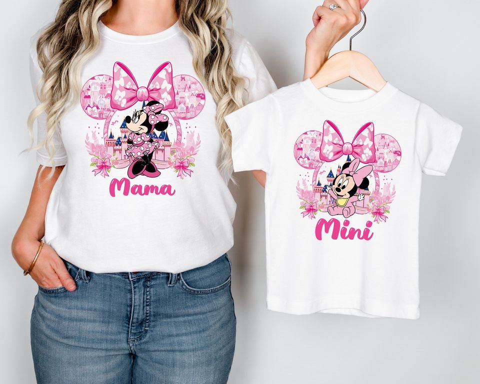 Minnie Mouse Mama Mini Shirt, Disney Mom and Me Shirt, Disney Mama ...
