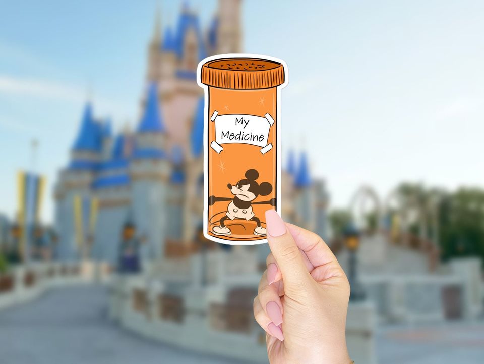Disney is my Medicine Vinyl Sticker ft. Mickey Mouse | ID 20976538 by ...