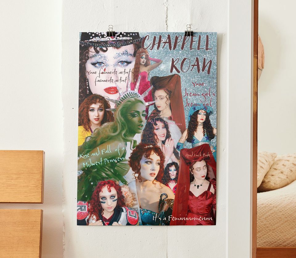 Chappell Roan Collage Poster-ChappellRoanArtwork Unframed poster ...
