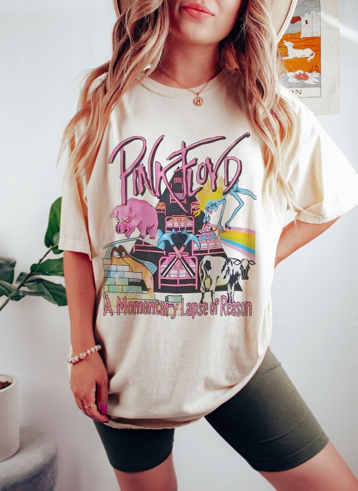 Vintage 80's Rock Band Tee Shirt, Comfort Colors Floyd TShirt, Rock and ...