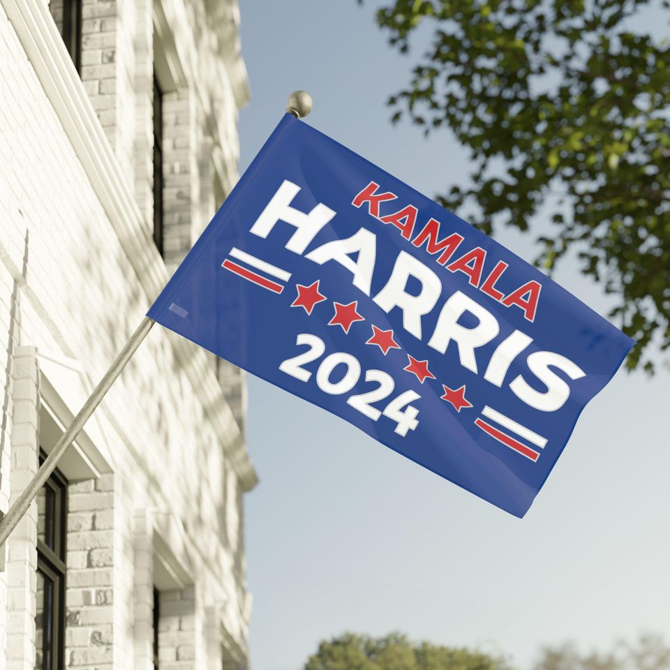 Kamala Harris 2024 Election Flag - Political Campaign Collectible ...