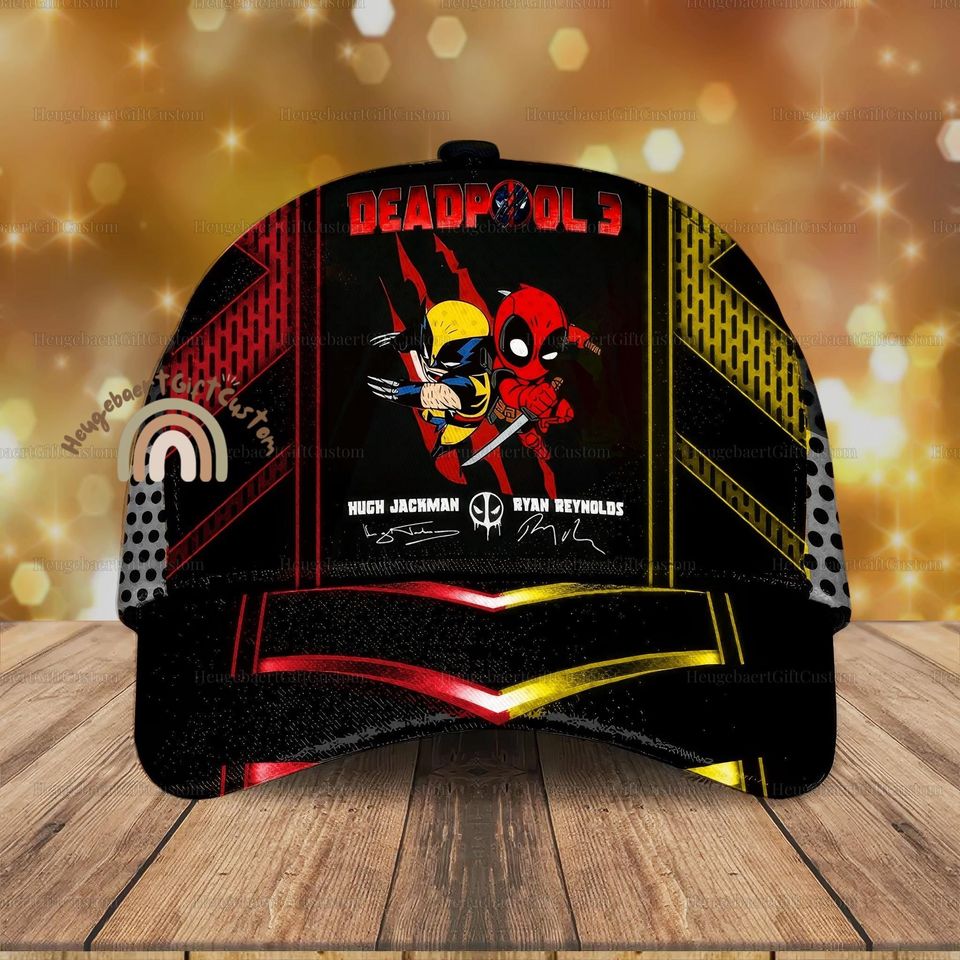 Halloween Deadpool & Wolverine Cap, Funny Deadpool Hat, Superhero ...