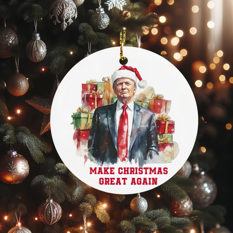 Personalized Donald Trump Christmas, Trump Christmas Ornament, Funny ...