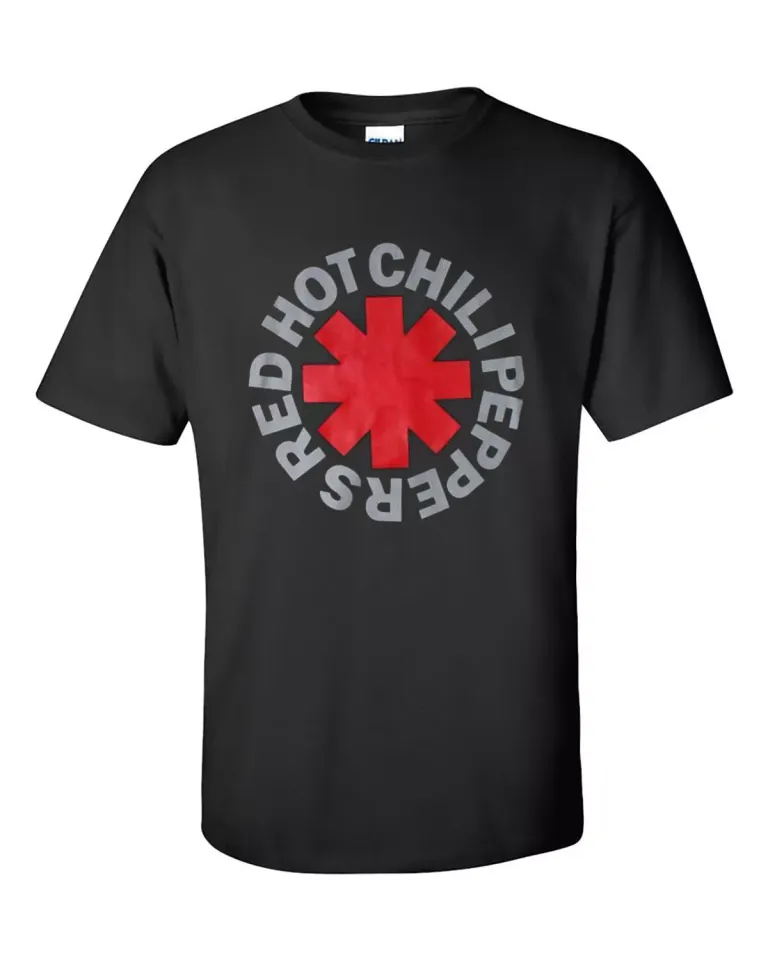 Red Hot Chili Pepper T-Shirt Rock Band Official Logo Cool Tee | ID ...