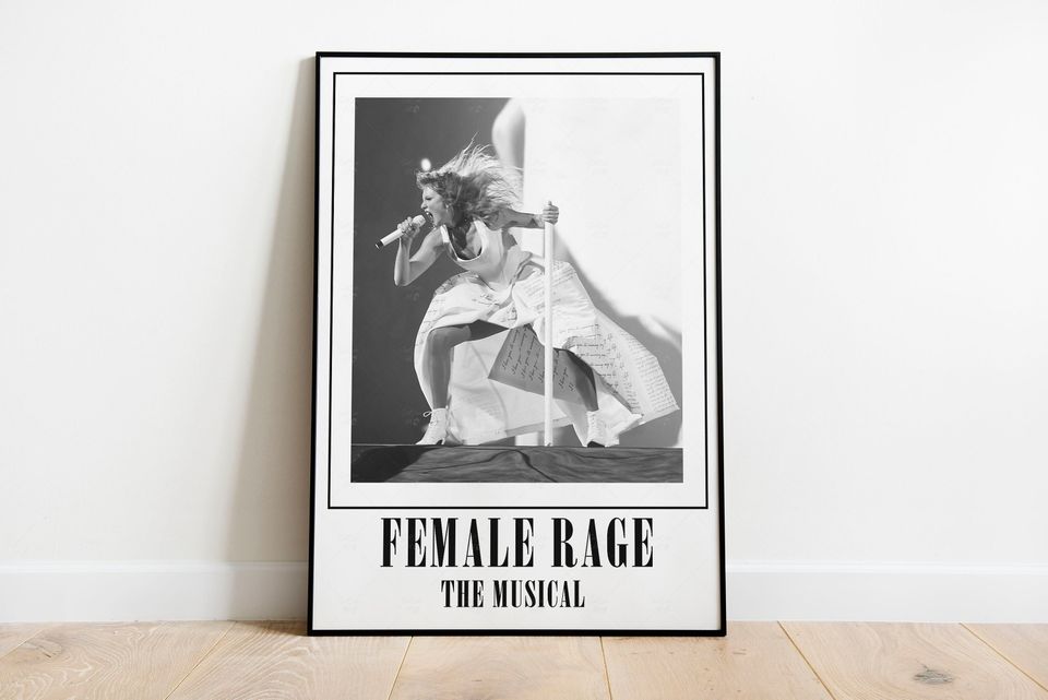 Female Rage The Musical Poster Print, taylor version Poster, Eras Tour ...