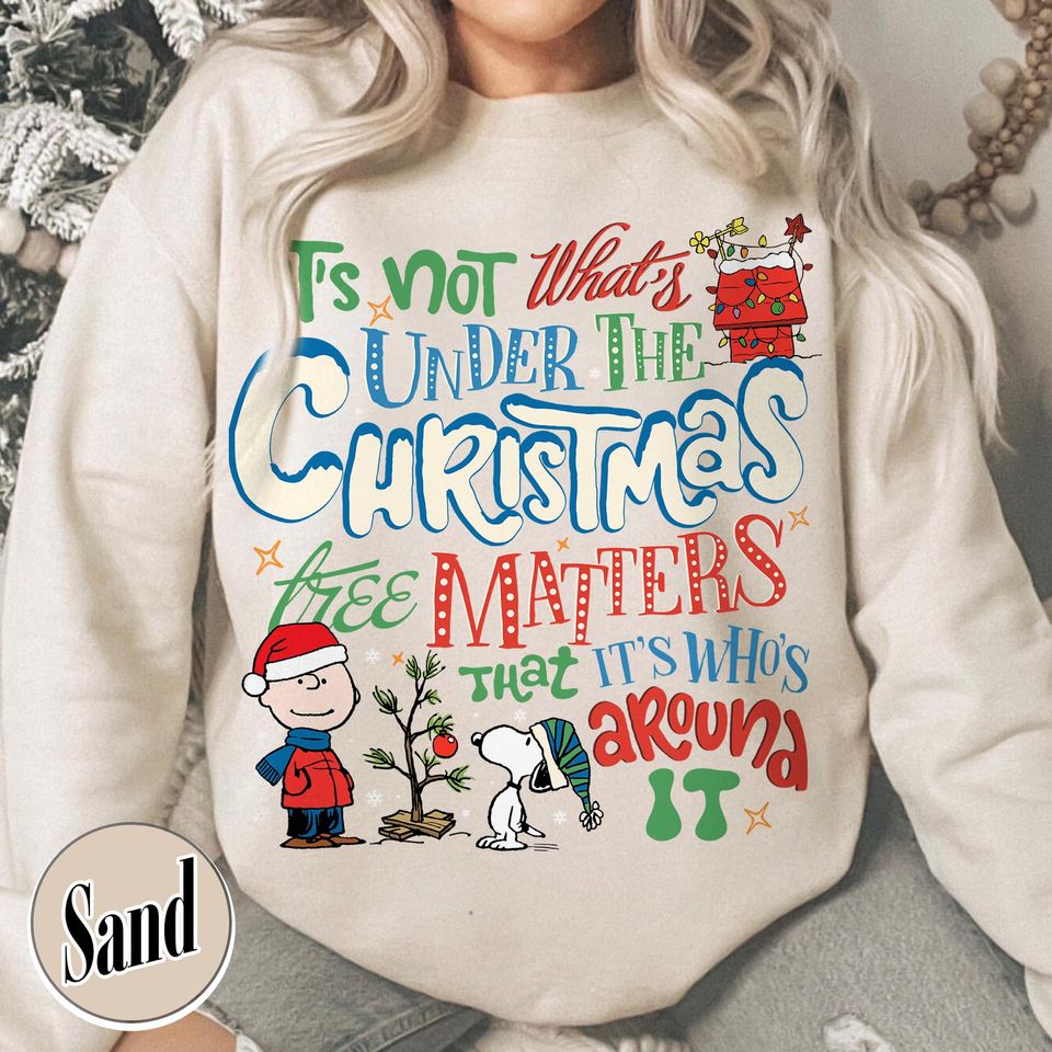 Snoopy Sweatshirt Christmas,Peanuts Christmas Shirts,Winter Dog Shirt ...