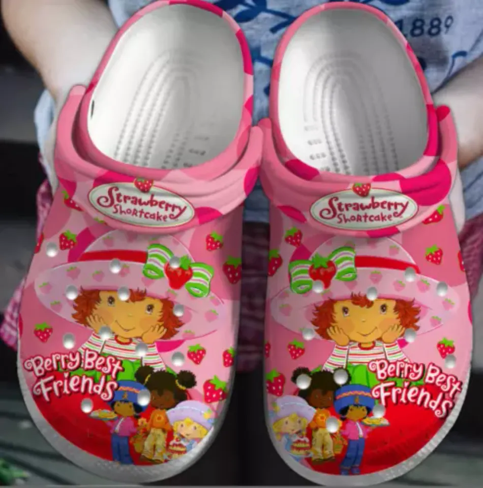 Strawberry Shortcake Cartoon Clogs Shoes Comfortable For Men Women | ID ...