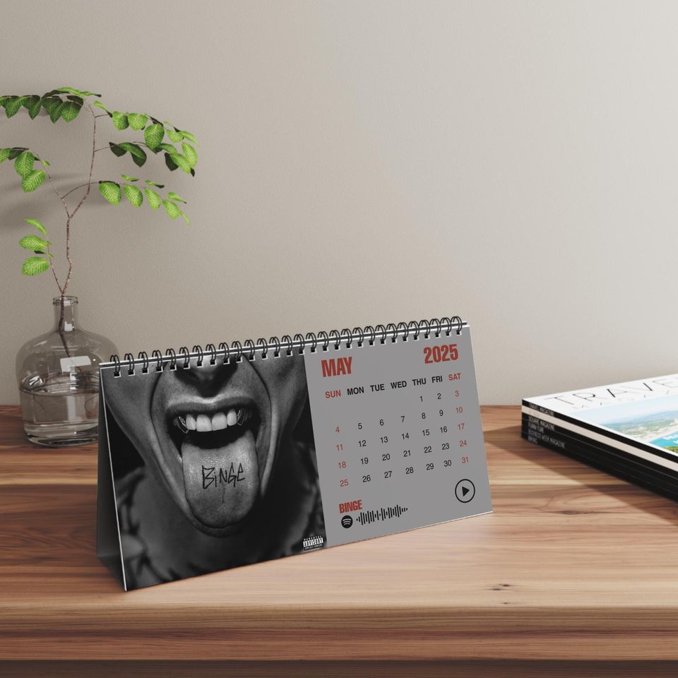 2025 Machine Gun Kelly Desk Calendar | 2025 Desk Calendar | Machine Gun ...