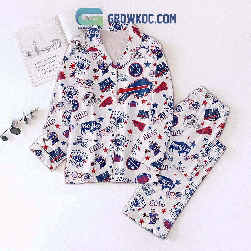 Buffalo Bills Mafia Pajamas for Fans | ID 20234988 by Gerald Smith ...