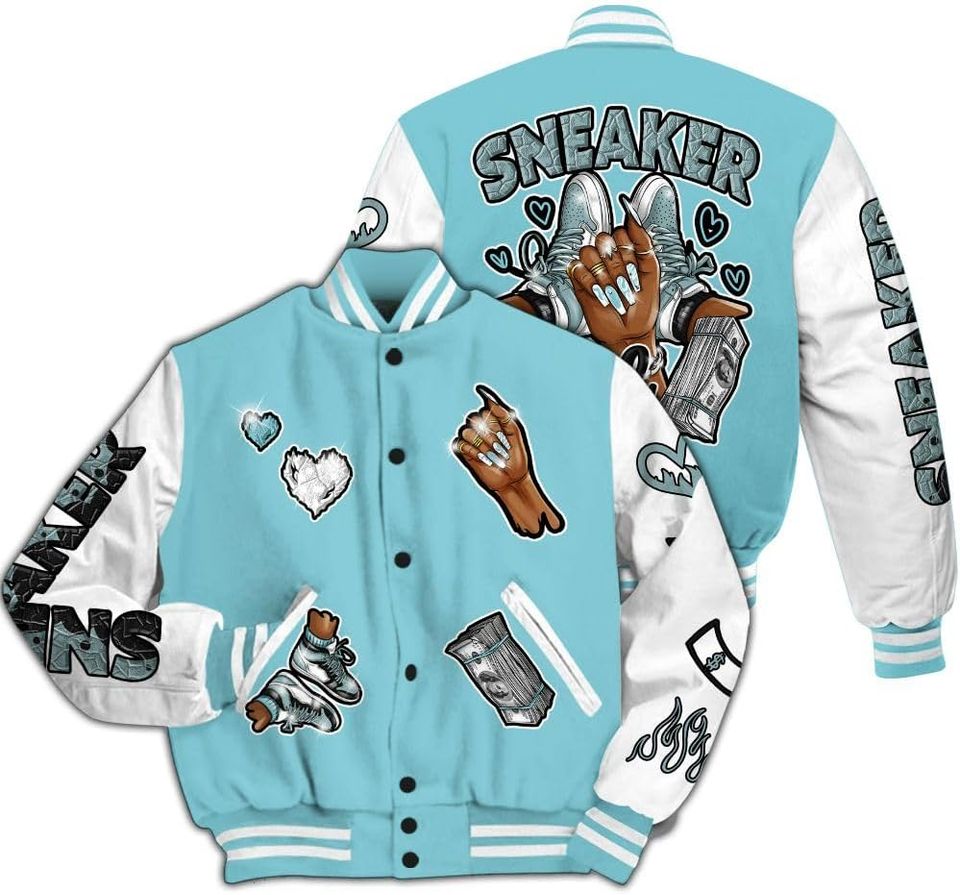 Dunkare Low Legend Blue 11s Baseball Jacket, Retro 11 Low Legend Blue ...