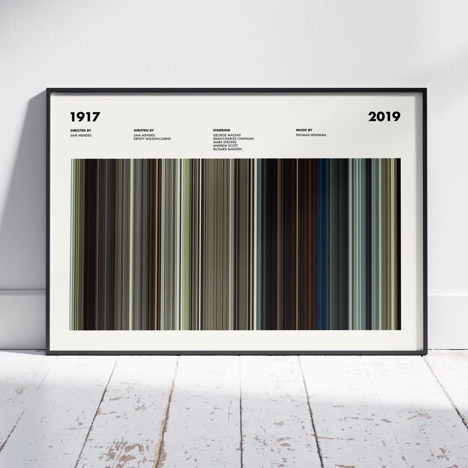 1917 Poster, 1917 Print, 1917 Movie Poster, 1917 Wall Art, 1917 Colors ...