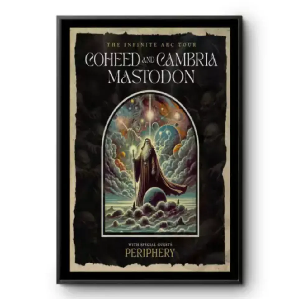 NEW Coheed And Cambria The Infinite ARC Tour 2025 Poster | ID 20321304 ...