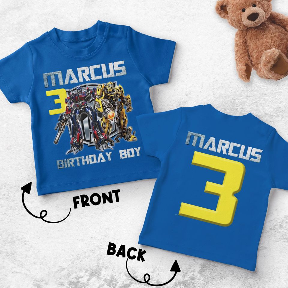 Transformers Birthday Shirt, Transformers Birthday shirt, Transformers, Personalized Shirt ...