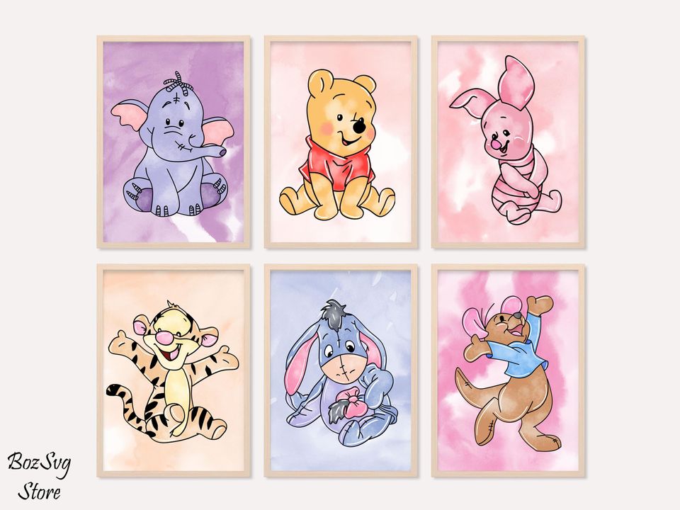 Winnie The Pooh Posters | Disney Poster | Home Decor | Gift | Cartoon ...