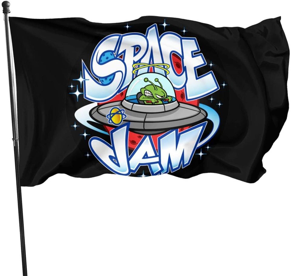 Space Jam Flag Ft Decorations Party Supplies, Flags for Home House ...