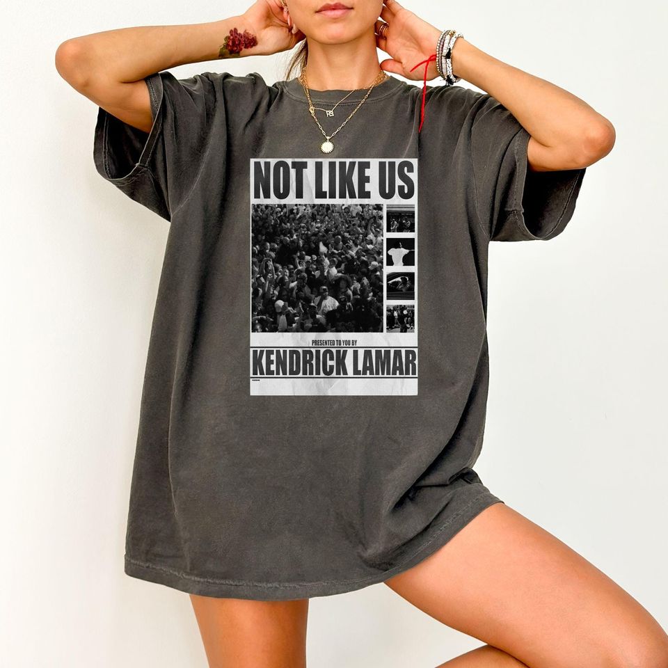 They Not Like Us Kendrick Lamar Hoodie Shirt Retro Hip Hop Graphic ...