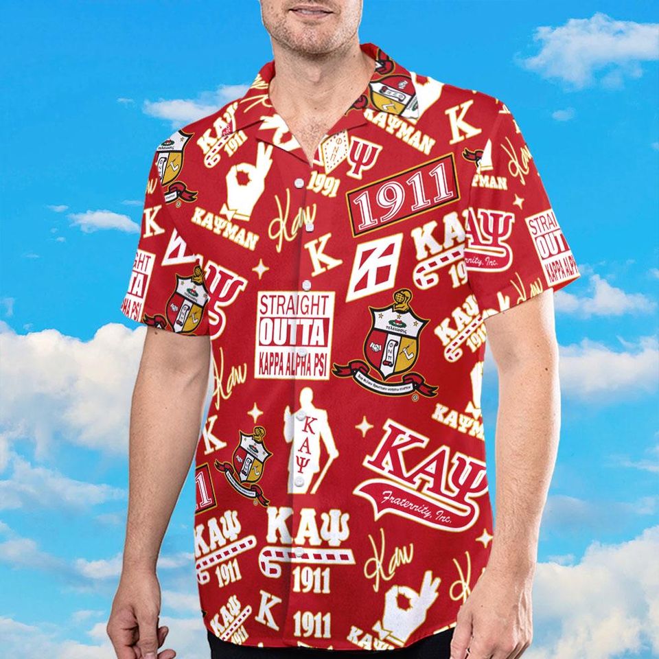 Kappa Alpha Psi Shirt, Kappa Alpha Hawaiian Shirt/Shorts, Sorority ...