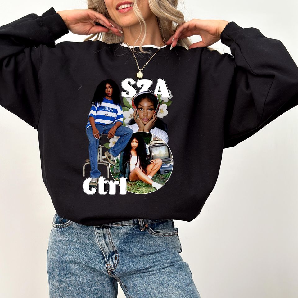 SZA CTRL Sweatshirt, Hip Hop Album Art Sweatshirt, Urban Streetwear ...
