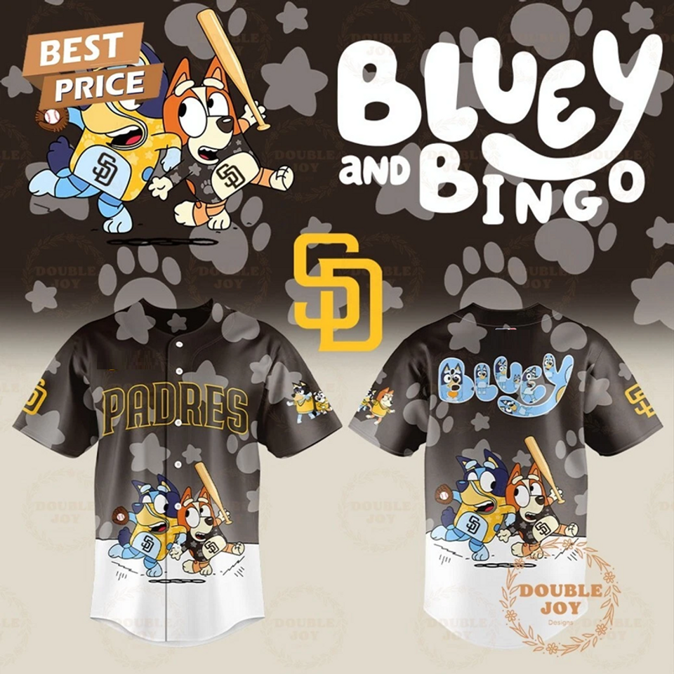 San Diego city Padres x BlueyDad Night 2025 Limited Edition Baseball ...