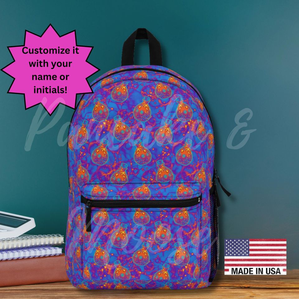 Octopotion Backpack - Psychedelic Potion Bottle Octopus Aesthetic Bag ...