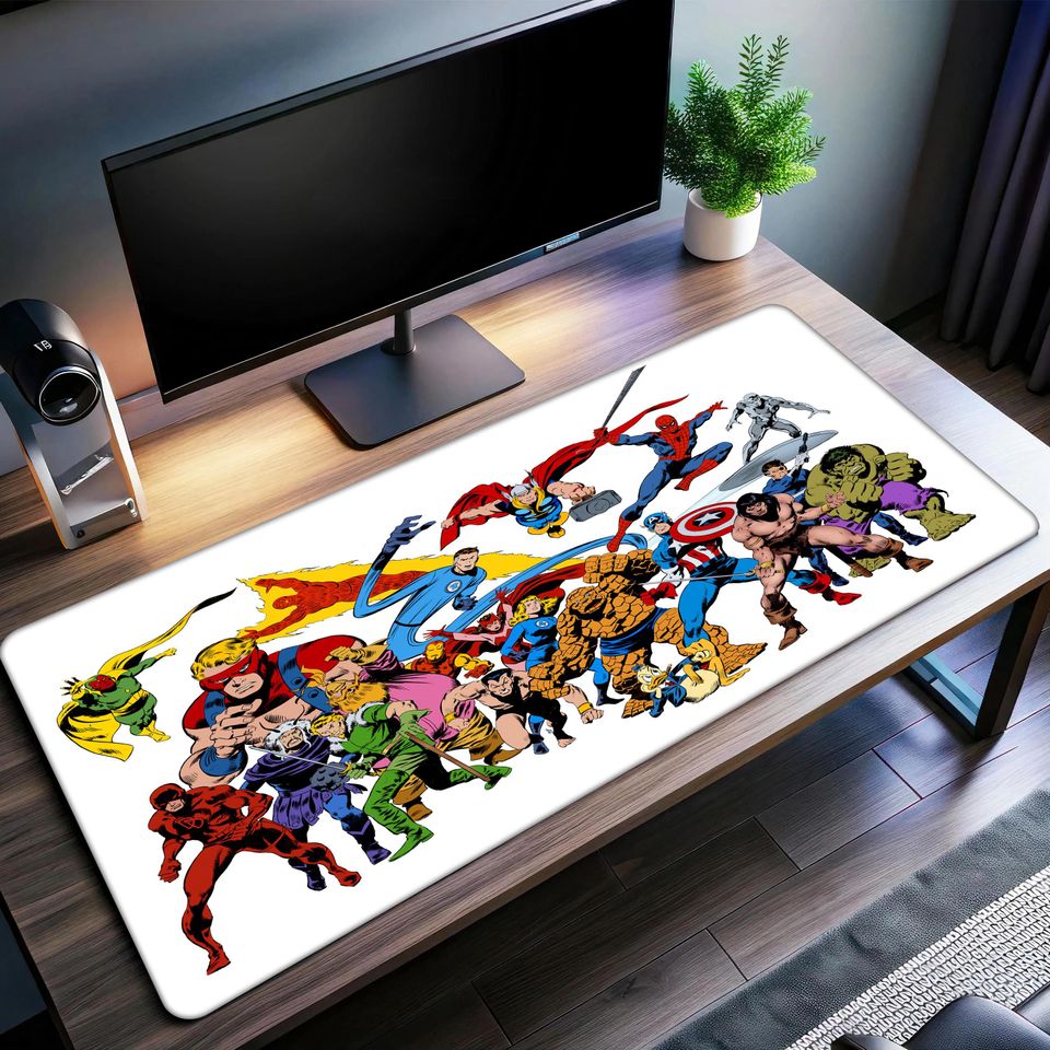 Marvel Characters Desk Mat | Marvel Comic Mouse Pad | Premium Print ...