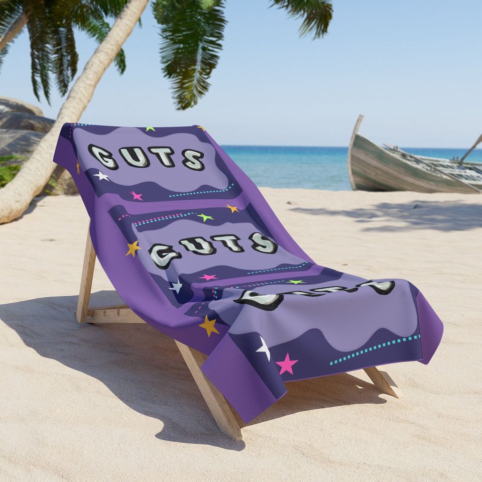 Olivia Rodrigo GUTS new album Beach Towel | ID 12873995 by Chirag ...