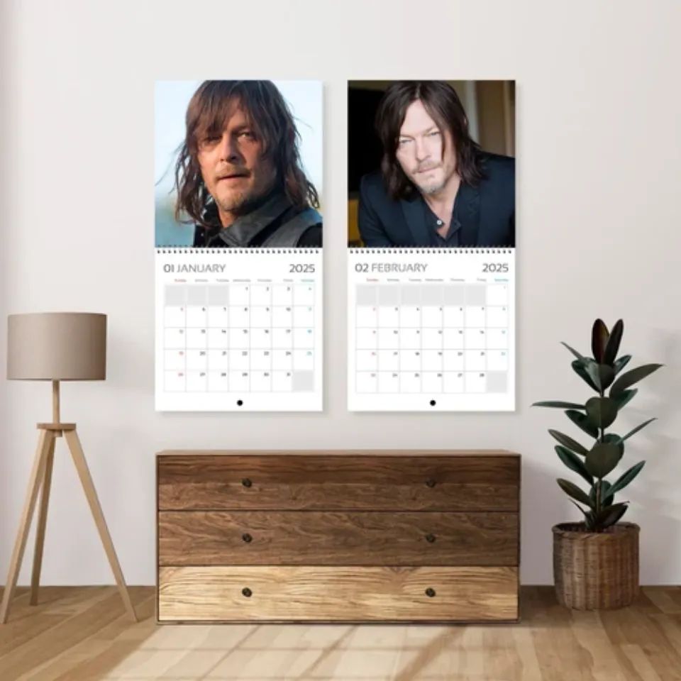 Norman Reedus 2025 TV Stars Calendar, 12-Month Actor Wall Calendar | ID ...